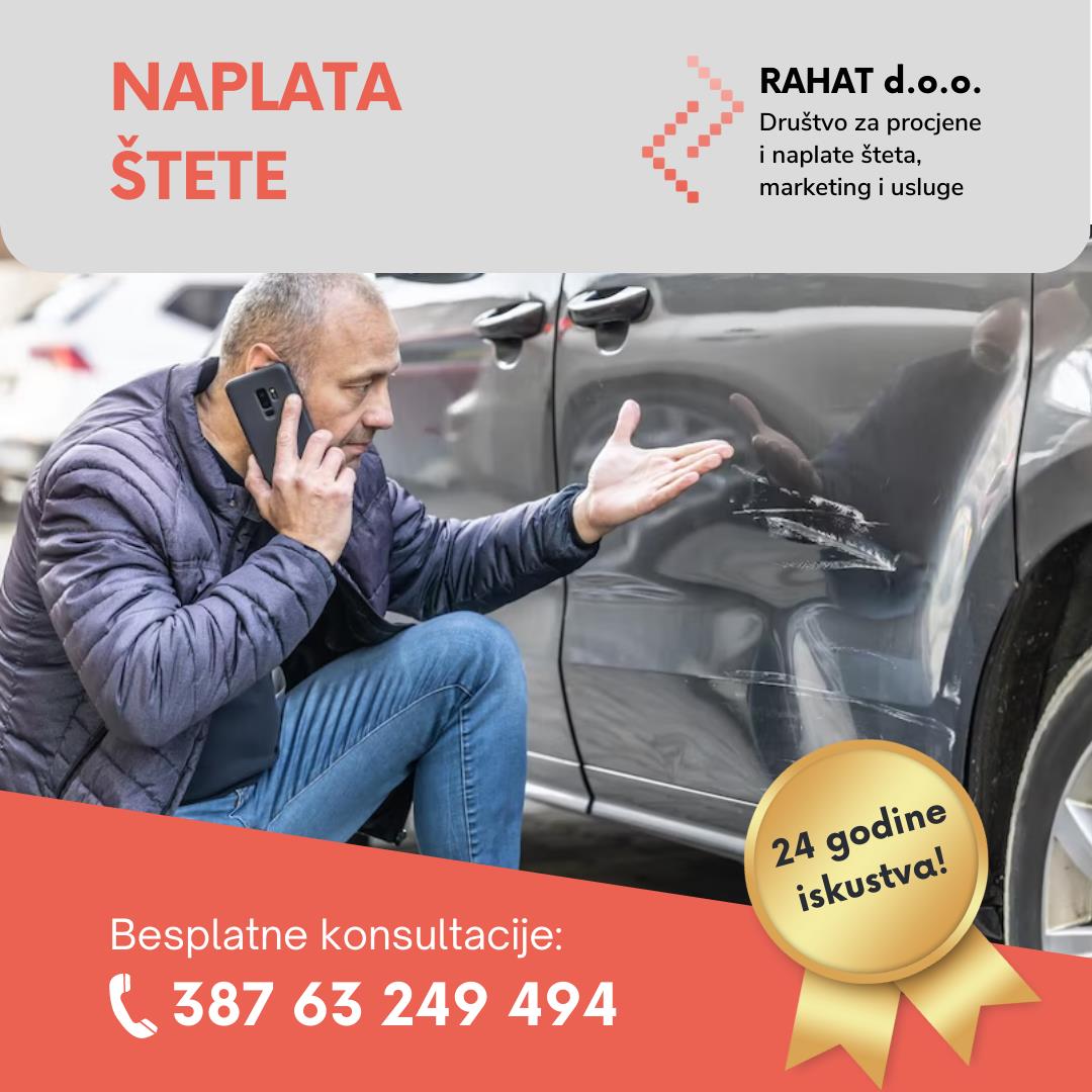 Rahat d.o.o. – Duštvo za procjene i naplate šteta, marketing i usluga